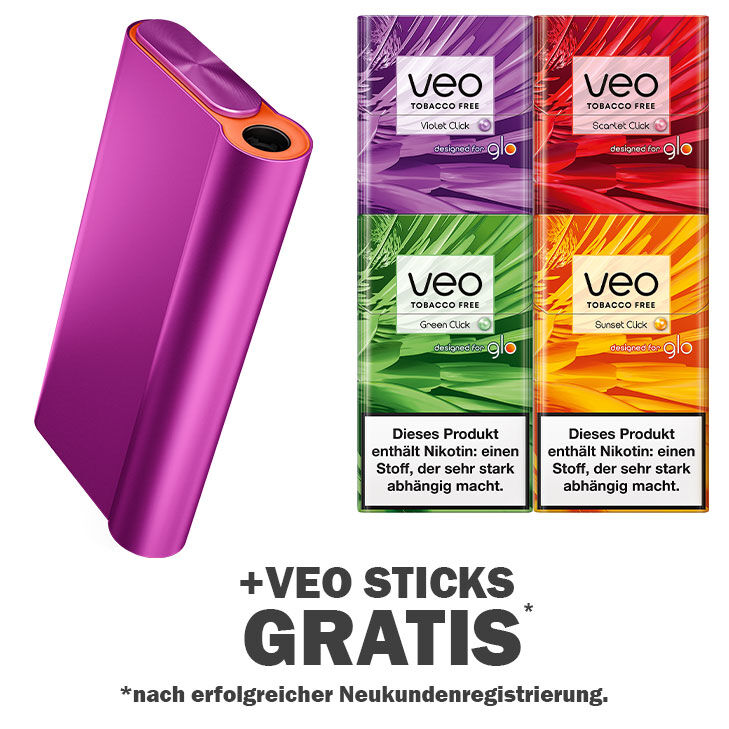 Glo Hyper X2 Air kaufen mit 160 gratis Veo oder Neo Sticks