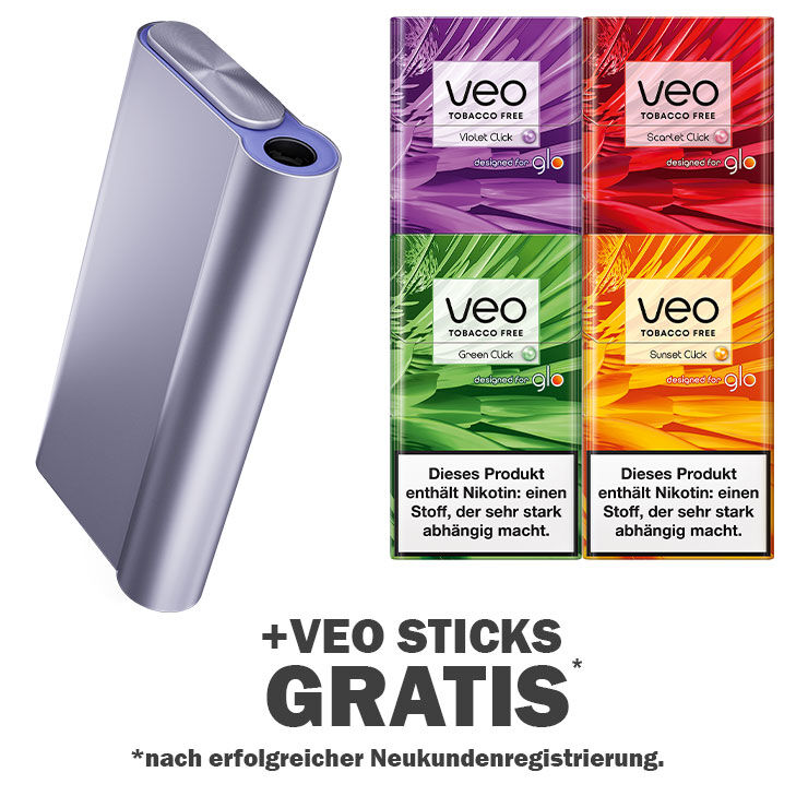 Glo ab 6,80 € kaufen + 160 Neo Sticks Gratis im Angebot